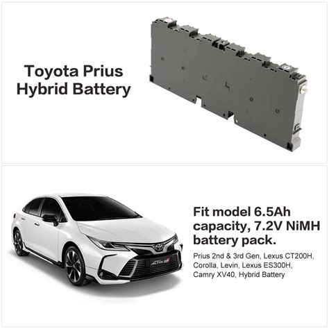 Hybrid Battery Cell Module 72v 65ah For Toyota Prius 2nd And 3rd Gen