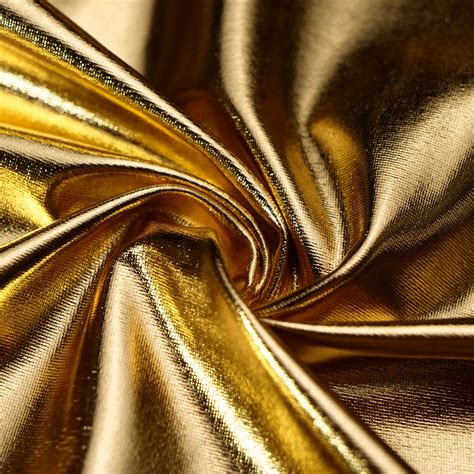 China Manufacturer Hot Sell High Stretch Metallic Foil Gold Lurex