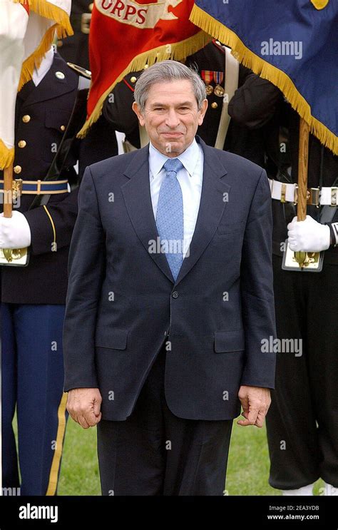 Outgoing Deputy Secretary Of Defense Paul Wolfowitz During His Farewell