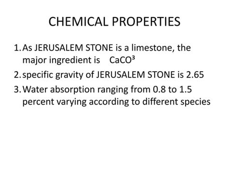 Jerusalem Stone Ppt