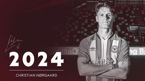 Christian Norgaard Signs New Long Term Contract Brentford Fc