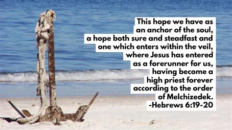 Hebrew 6 19 Wallpaper Hebrews 619 Inspirational Images