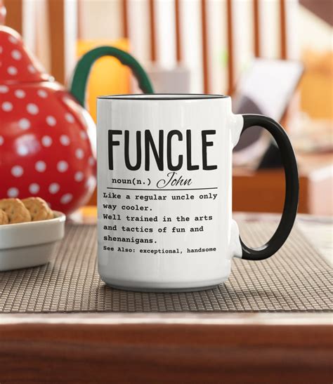 Funcle Definition Mug Best Uncle Ever T Etsy