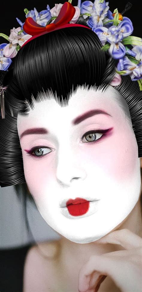 Maiko Cosplay Costume And Makeup Instagram Filter