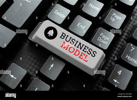 Conceptual Caption Business Model Conceptual Photo Model Showing How A Company Operates To