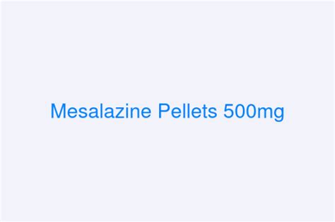 Mesalazine Pellets 500mg