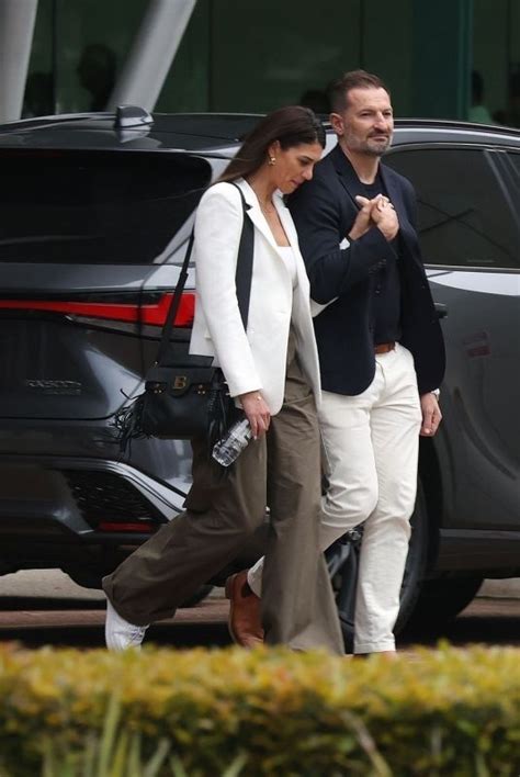 Stephanie Rice And Mark Lassey Leaves Kingdom City Conference At Perth Convention And Exhibition