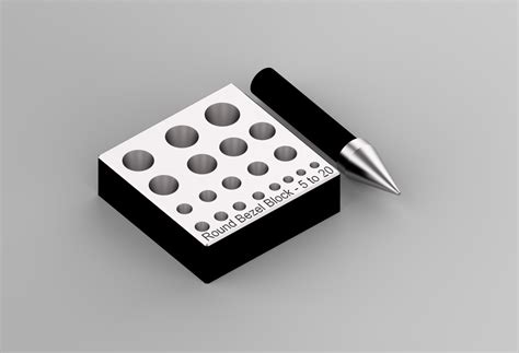 Round Bezel Block 17 Degree Oro