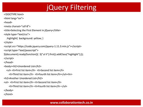 Introduction To Jquery Pptx Introduction To Jquery Pptx