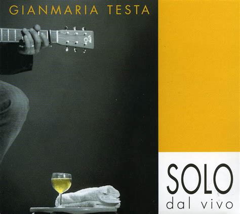 Gianmaria Testa Solo Dal Vivo Suono It
