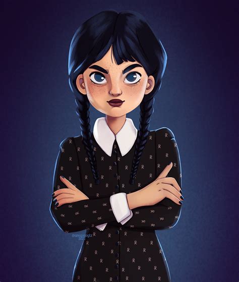Wednesday Addams Fan Art Behance