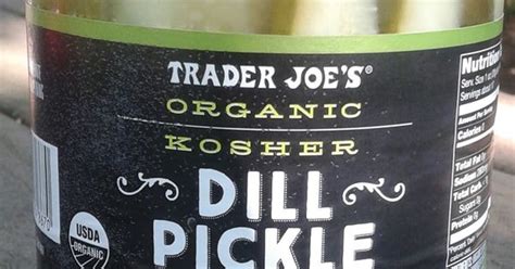 Whats Good At Trader Joes Trader Joes Organic Kosher Dill Pickle