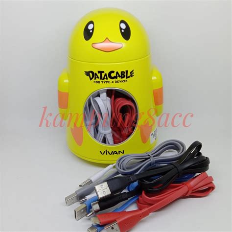Jual VIVAN Kabel Data Vivan CBC100 Tipe C USB Powerbank Cable Charger Type C 2 4A SATUAN Untuk