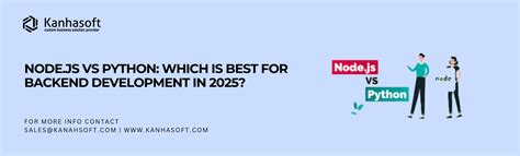 Nodejs Vs Python Best Backend Choice For 2025