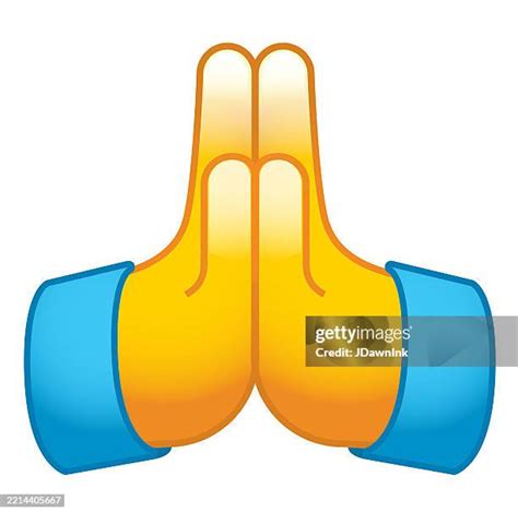 20 Praying Hand Emoji On White High Res Vector Graphics Getty Images