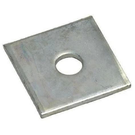 metal coated ss square washer for industrial washer size 2 mm at rs