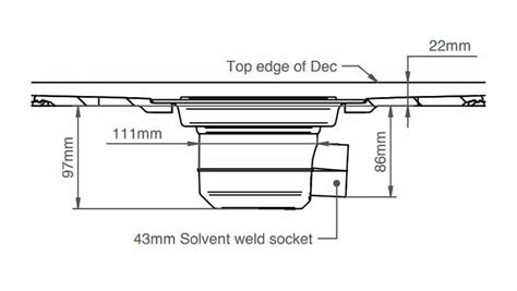 Impey Level Dec Easy Fit Wet Room Floor Tray 1500 X 1200 X 22mm