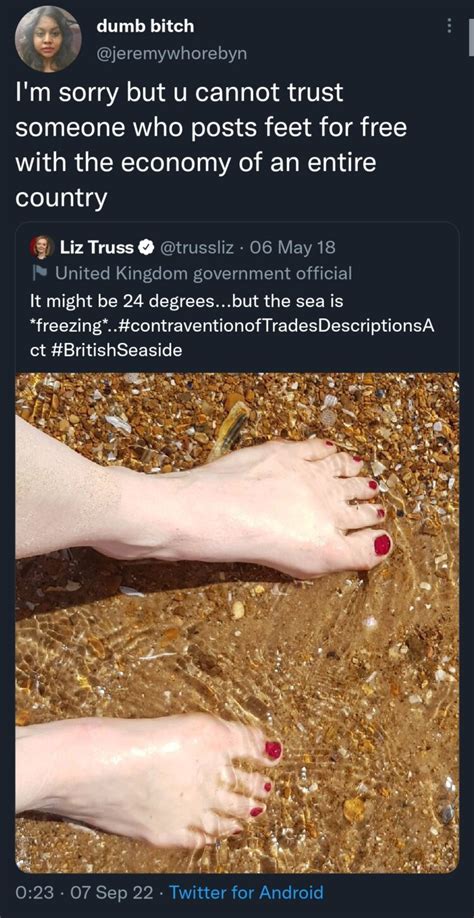 Liz Truss Feet