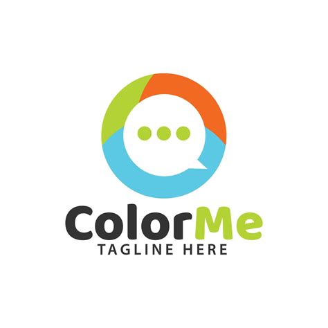 Colorful Modern Chat Messaging Logo Design Template 6687423 Vector Art