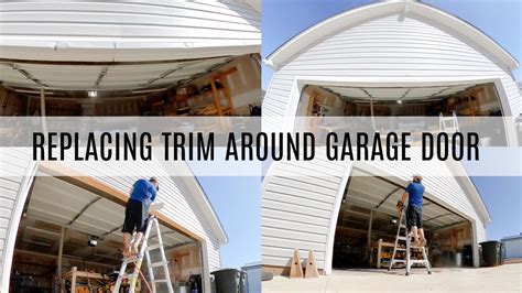 How To Replace Trim Around Garage Door Youtube