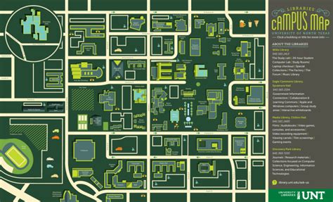 Unt Campus Map University Of North Texas