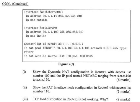 Solved B Figure D Depicts A Network Where Two Subnets Chegg
