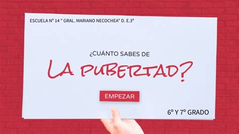 Quiz Pubertad Genially