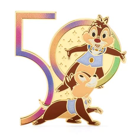 Walt Disney World Pin 50 º Aniversario Chip Y Chop Disney Store