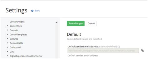 Manage Configurations In Continuous Delivery Pipeline Sitefinity Cms