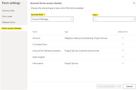 Dynamics 365 Form Access Checker The Marks Group Small Business