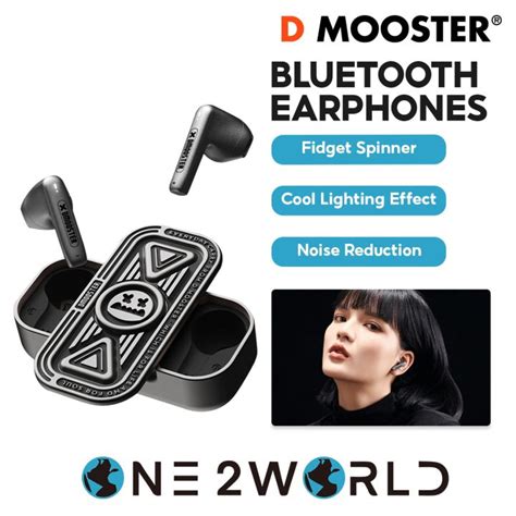Dmooster D15 Fingertip Gyro Bluetooth Earphones Anc Alexa And Siri