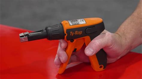 Power Minute Plus The Ty Rap® Erg50 Ergonomic Cable Tie Installation Tool Youtube