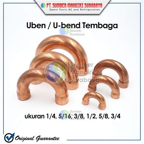 Jual Uben Tembaga 1 2 Ubend U Bend Sambungan Pipa Ac Shopee Indonesia