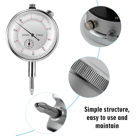 Dial Indicator 0 10mm 001mm Accuracy Measurement Grandado