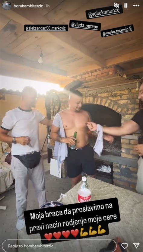 Borislav Terzić Terza Posle šest Meseci Od Rodjenja ćerke Napravio Slavlje Informerrs