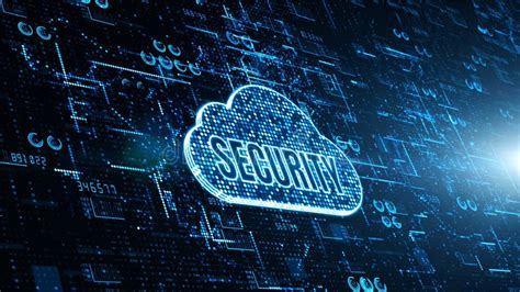 Technology Network And Data Connection Secure Data Network Digital Cloud Computing Cyber