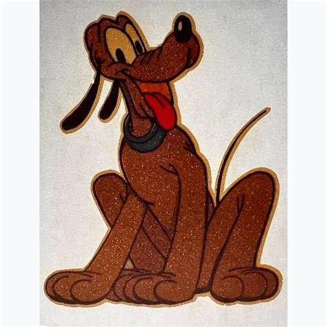 Small Pluto Dog Disney Vintage Iron On Heat Transfer Vintage Iron Ons