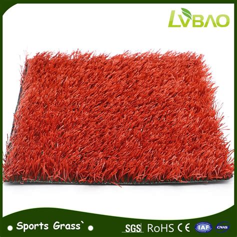 Lvbao Biodegradable 100 Recyclable Non Adhesive Backing Popular Soccer Field Synthetic Lawn