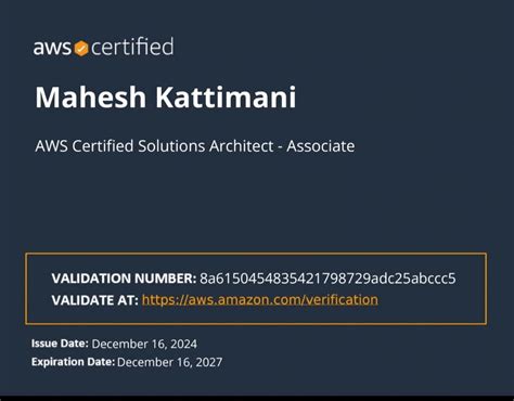 Aws Cloudsolutions Awscertified Professionaldevelopment Cloudcomputing Mahesh Kattimani