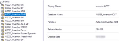 Inventor Remote Content Libraries Name Is Not Aligned With The Partition In Vault Server