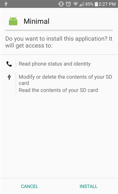 Trying To Install A Minimal Helloworld App Ask Me For Special Permissions · Issue 4 · Sdrausty