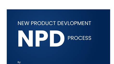Npd Process Overview Stages And Key Tools For Success Studocu
