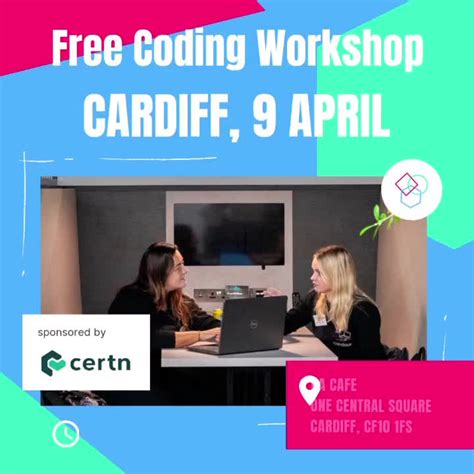 Join Our Coding Workshops On The 9th Of April Codebar Cardiff Posted