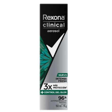 Rexona Men Clinical Antitranspirante Aerosol Intense Fresh X 150 Ml