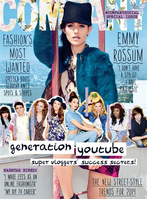 Emmy Rossum Company Magazine Uk January 2014 Issue • Celebmafia