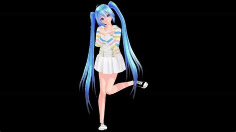 Mmd Tda Cute Hatsune Miku Open Download By Thegamerztv On