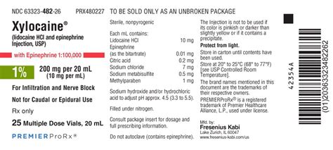 Dailymed Xylocaine Mpf Lidocaine Hydrochloride Injection Solution
