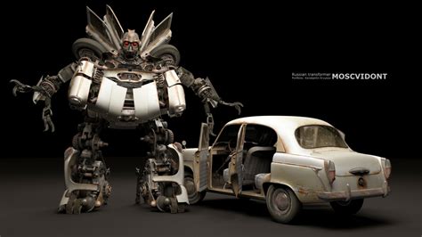 Russian Transformer Moscvidont Проект из галереи 3d Моделей