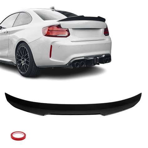 For Bmw F22 F23 F87 Psm Style Trunk Spoiler Glossy Black