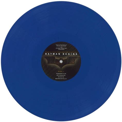 Hans Zimmer Batman Begins Blue Vinyl Uk 2 Lp Vinyl Set —